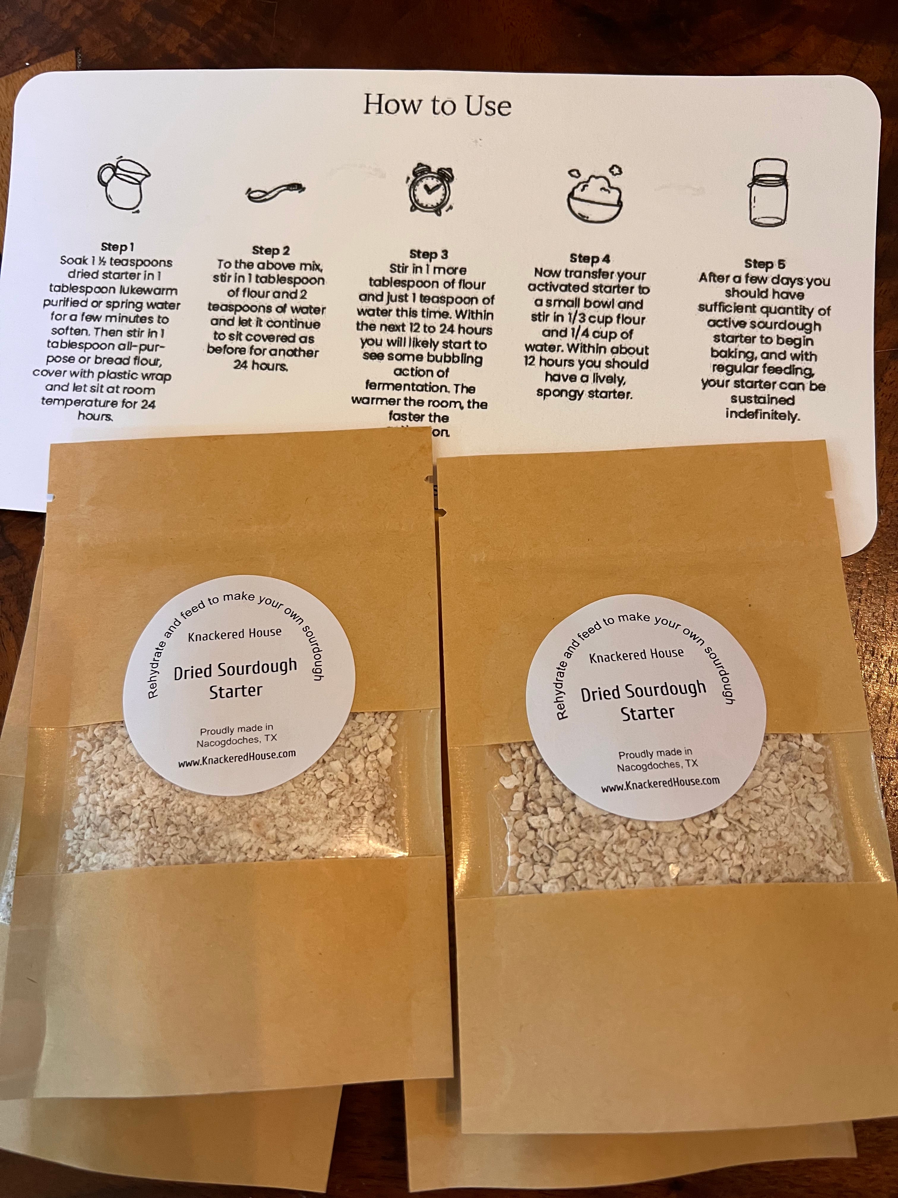 Dried Sourdough Starter – Knackered House